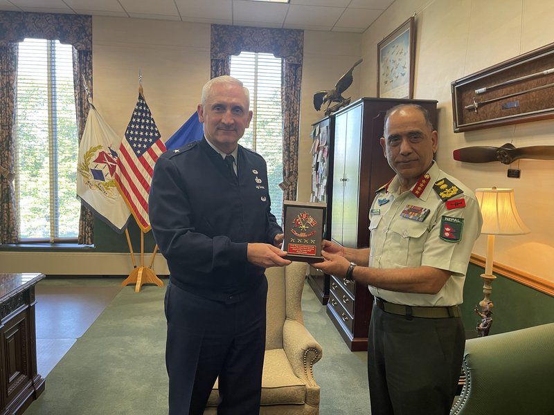 COAS General Sharma Visited American War College And National Defense ... COAS General Sharma Visited American War College And National Defense ...
