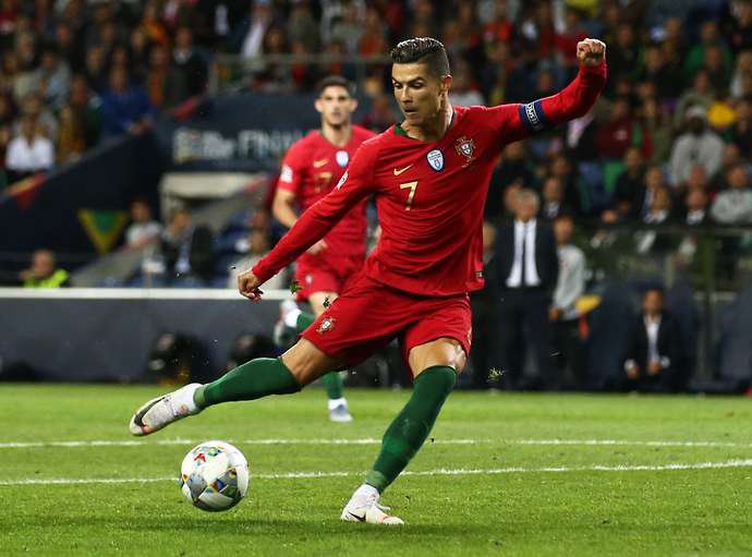 Cristiano Ronaldo Scored 90 International Goals The First European